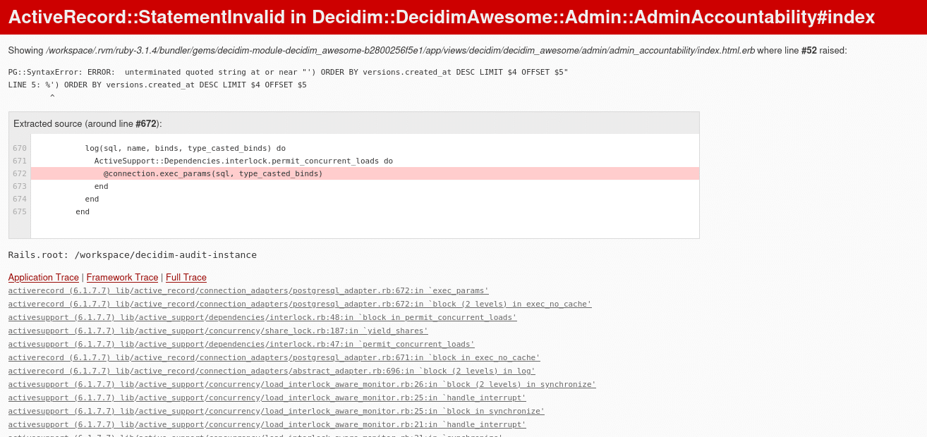 Decidim-Awesome: SQL Injection in AdminAccountability | AIT Penetration ...